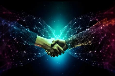 Premium Ai Image Crypto Or Investing Business Handshake On Finance