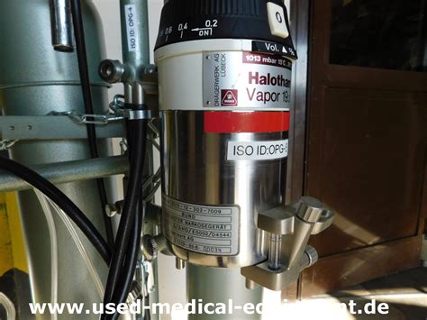 Dräger Agrippa Narkosegerät Halothan Vapor