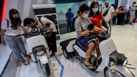 Honda Pcx Electric Honda Benly E Dan Honda Gyro E Di Imos 2022 Foto