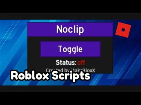 Noclip Script Roblox YouTube