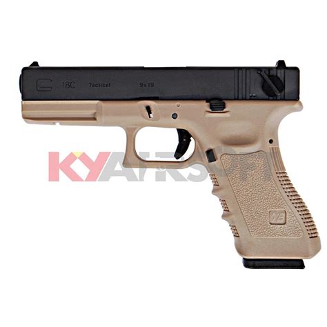 We G18c Gen 3 Tan G18c We G Series Glock We Pistols Gbbp Guns