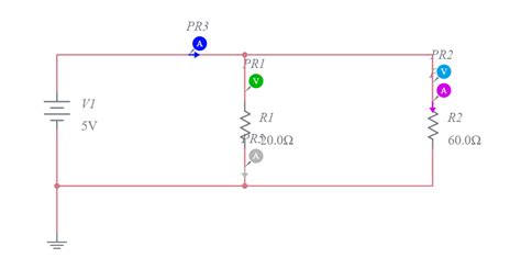 A DC Series Parallel Circuit Multisim Live