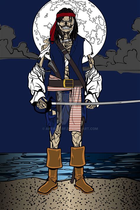 Heromachine Cursed Jack Sparrow By ARTIST SRF On DeviantArt