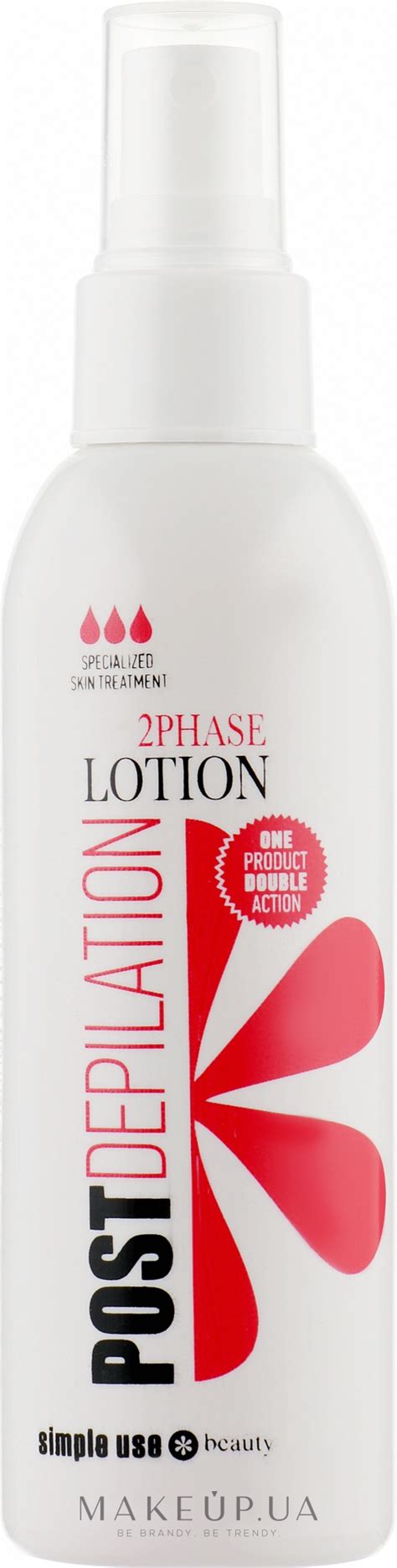 Simple Use Beauty Post Depilation - Двухфазный лосьон после депиляции ...