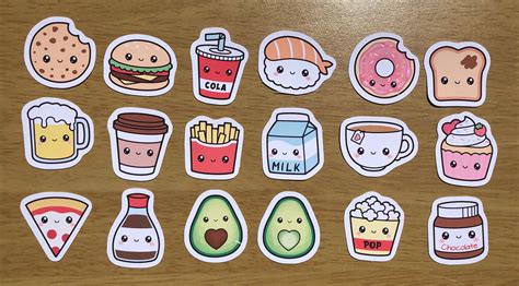 Cute Food Stickers
