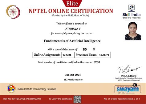 Artificialintelligence Nptel Continuouslearning Iitmadras Athmaja V