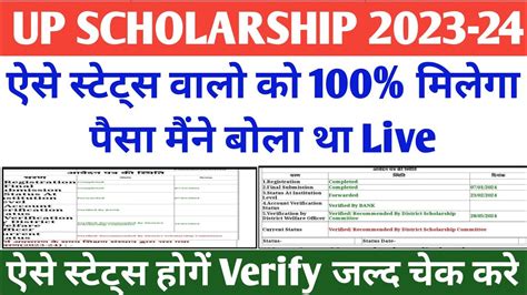 Up Scholarship Latest News Today Up Scholarship Latest News Up