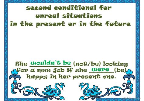 CONDITIONALS Second General Readin English ESL Powerpoints