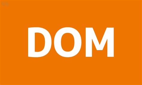Was DOM Invented With HTML Nile Bits