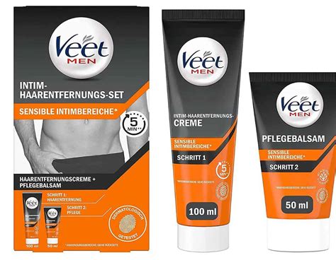 Veet Men Intim Haarentfernungs Set für Männer ab 5 32 inkl Versand statt 10 49