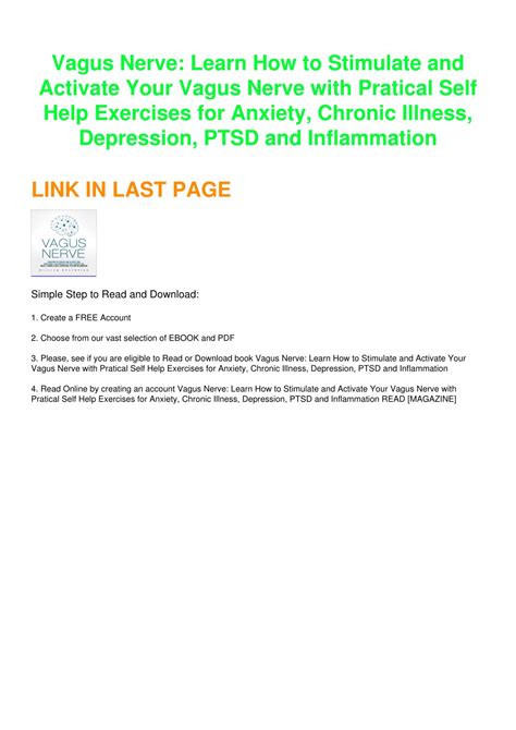 Ppt Pdfdownload Vagus Nerve Learn How To Stimulate And Activate