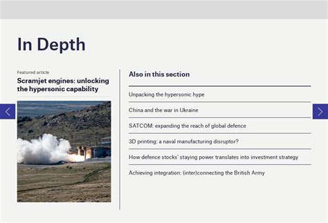 Scramjet Engines Unlocking Hypersonic Capabilities Global Defence Technology Issue 143