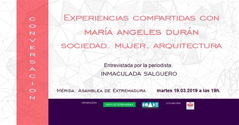 Experiencias compartidas Mª Ángeles Durán Sociedad Mujer