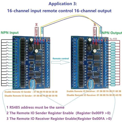 Dc 7 25v 16ch Rs485 Input Output Port Remote Control Switch Plc Io Expansion Board Din35 Modbus