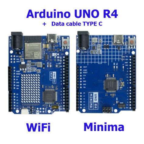 Arduino Uno R4 Development Board Minima Wifi With Data Cable Type C Shopee Thailand