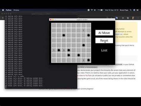 MINESWEEPER My Project 1b For CS50 S Introduction To Artificial