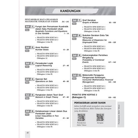 Modul Matematik Tingkatan 4 Kssm Modul A Spm Matematik Tingkatan 4