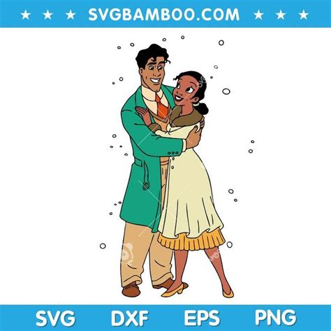 Tiana And Naveen Svg Disney Princess Tiana And Naveen Svg Prince