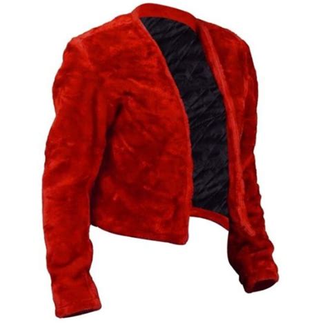 Afterlife Of The Party Victoria Justice Jacket Cassie Red Fur Jacket