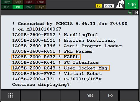 Set Up Standard Interface Communication With Fanuc