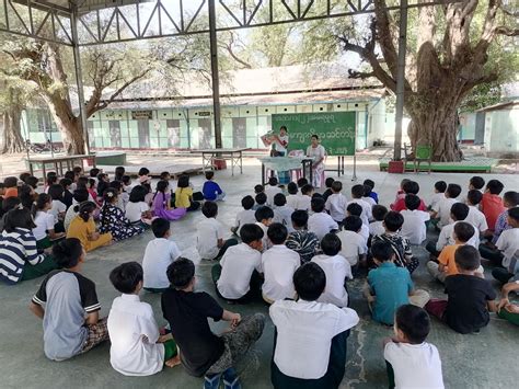 အမှတ် ၂ အခြေခံပညာ အထက်တန်းကျောင်း၊ ယဥ်ကျေးလိမ္မာသင်တန်းတွင် စာဖတ်ရှိန