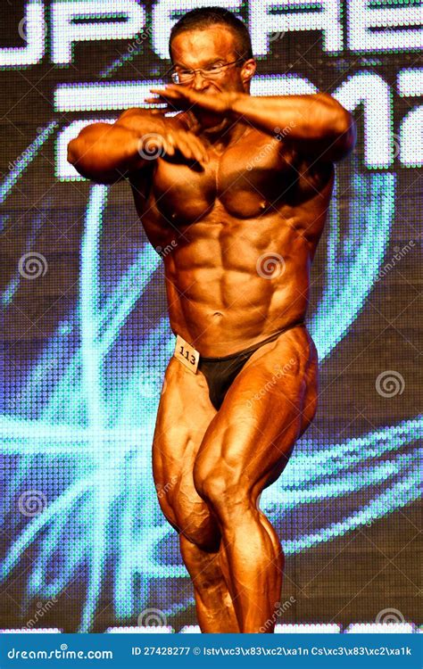 Bodybuilder Posing Editorial Photography Image Of Exercise 27428277
