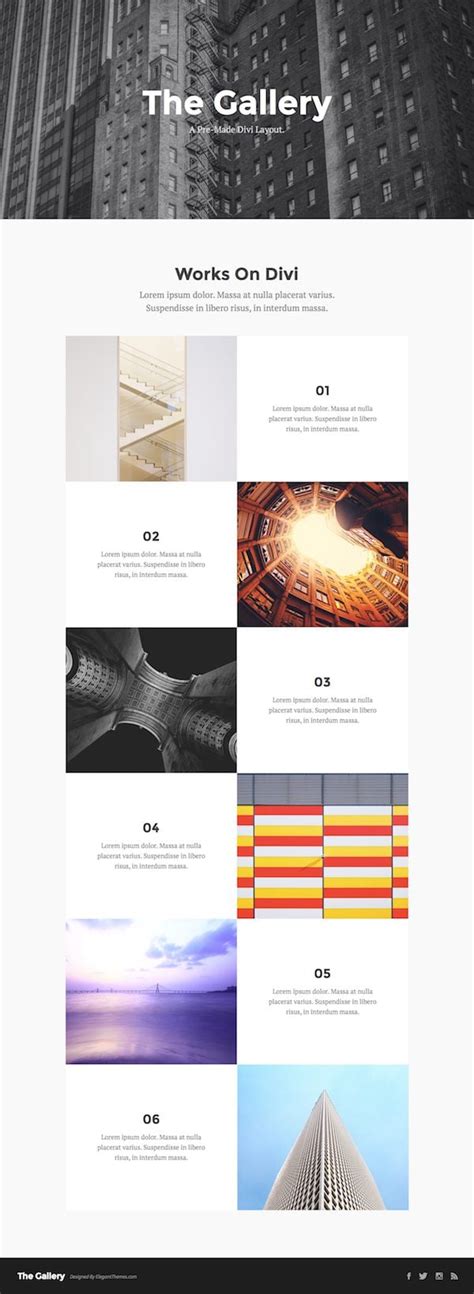 Free Divi Photo Gallery Layout Pack 5 Stunning Gallery Page Layouts In