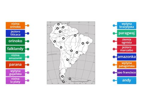 Mapa Kont Rowa Azji Rysunek Z Opisami
