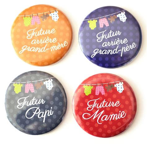 Annonce Originale De Grossesse Badge Ou Magnet Cadeaux Souvenirs