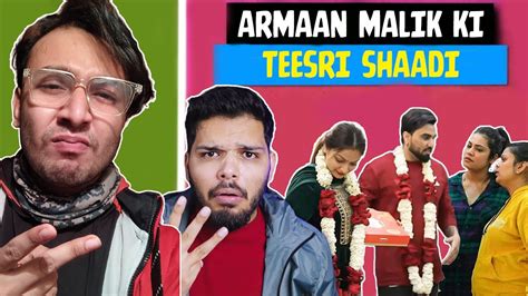 Armaan Malik Ki Teesri Shaadi 😱 Lakshay Chaudhary Roast Rafsan