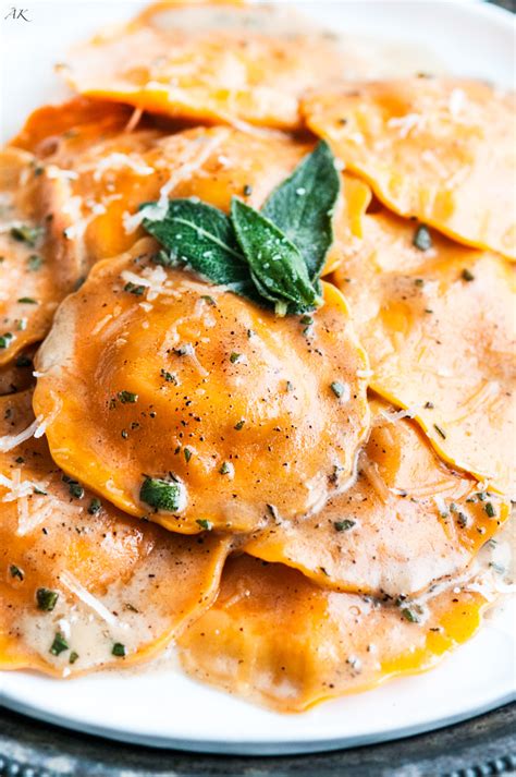 Sage Brown Butter Sauce Butternut Squash Ravioli Artofit