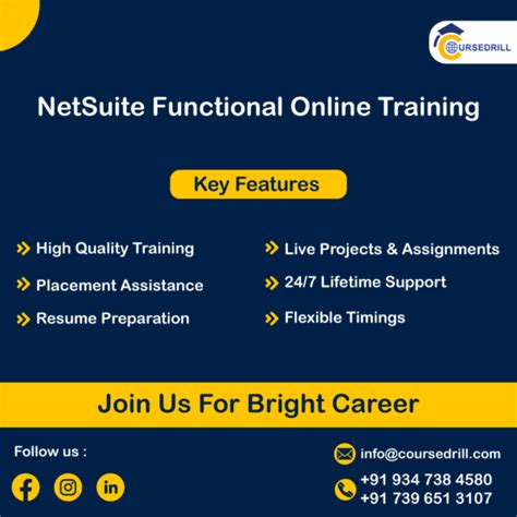 netsuite functional training 1 certification course master erp