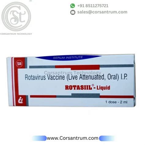 Rotasiil Liquid Rotavirus Vaccine Live Attenuated Oral At 995