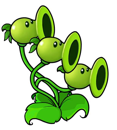 Plants Vs Zombies Threepeater In Game Accurate Hd By Knockoffbandit On