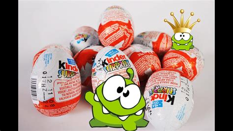 Киндер сюрприз, открытие с Ам нямом (Kinder surprise, opening with om ...