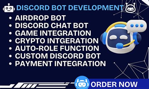 Be Your Custom Discord Bot Maker Moderation Autorole Chatbot Server Game Bot By Joshuatyla Fiverr