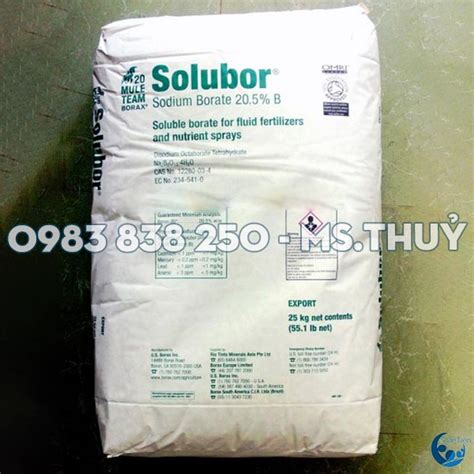 Solubor Siêu Bo Vi Lượng Bo Chất Lượng Giá Rẻ Tại Tphcm Hoá Chất