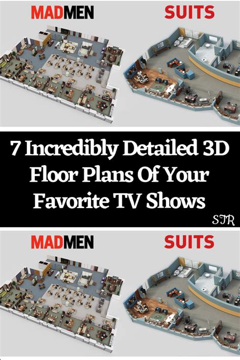 7 Incredibly Detailed 3d Floor Plans Of Your Favorite Tv Shows Artofit