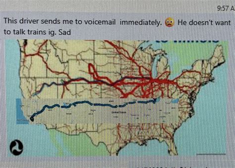 Load Got Railed Driver Keeps Saying I Just Rode The Train Out There