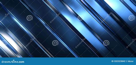 Experience Modern Animated Metallic Blue Lines Moving Forward And