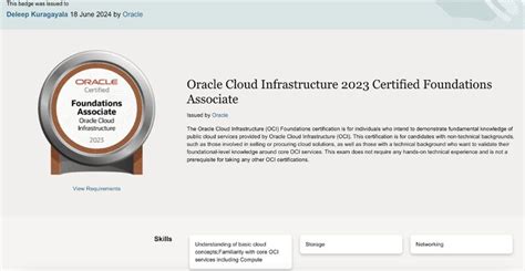 Deleep K On Linkedin Certification Oraclecloudinfrastructure Genai Datamanagement…