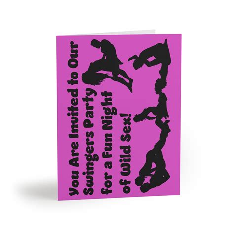 Swingers Party Invitation Swinger Lifestyle Party Cards Sex Etsy