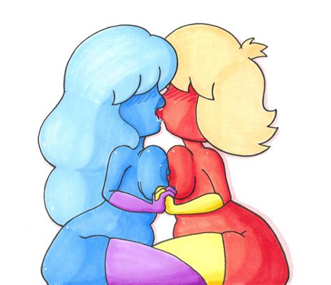 Rule 34 Blue Skin Breasts Pressed Together Brownpidgeon Cartoon