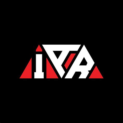 IAR Triangle Letter Logo Design With Triangle Shape IAR Triangle Logo Design Monogram IAR