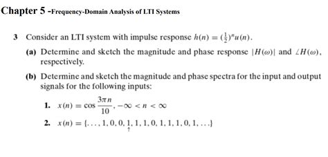 Chapter 5 Frequency Domain Analysis Of ﻿lti Systems3