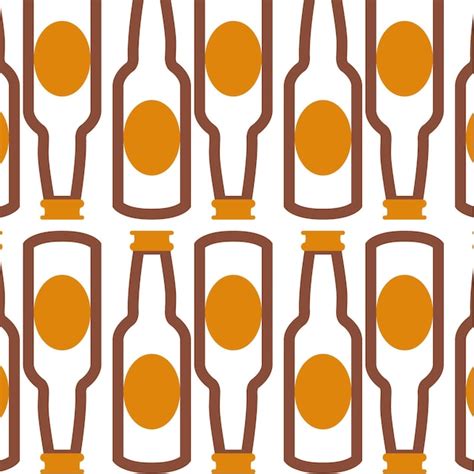 Premium Vector Beer Icon Pattern Background Beverage Vector
