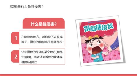 防性侵害安全教育班会ppt模板 优品ppt