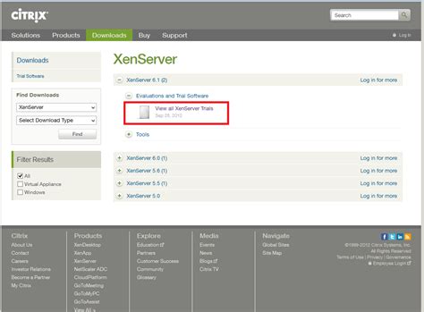 XenServer Migrate To XenServer 6 1 Virtualizze