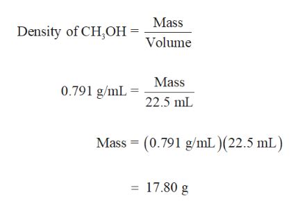 Answered The Density Of Acetonitrile CH CN Is Bartleby
