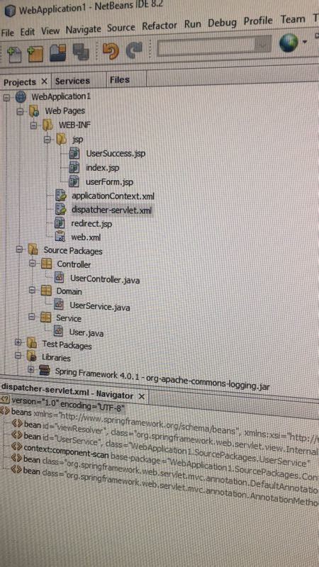 Java Class Not Found Exception Netbeans Spring Mvc Stack Overflow